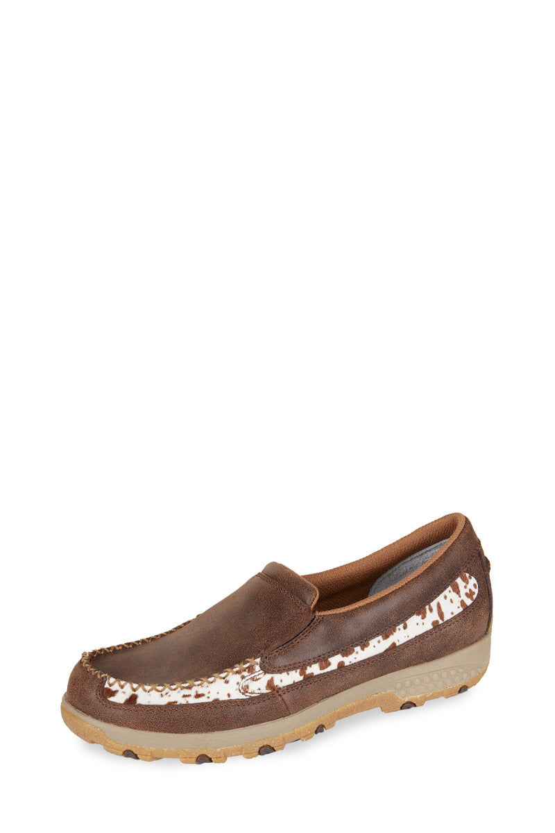 Twisted X Casual Cow Fur Cell Stretch Moc Slip On – Kickin Dust